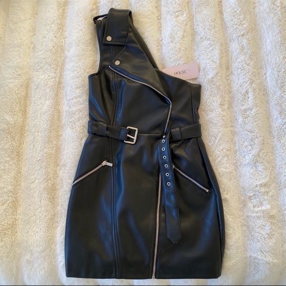 House of CB | Dresses | House Of Cb Leather Dress | Poshmark